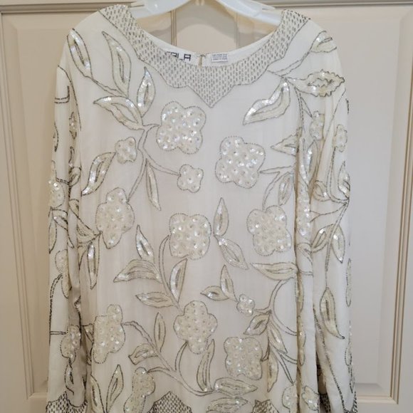 Scala | Tops | Vintage Scala Womens Sequin Top | Poshmark